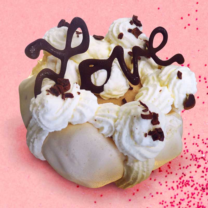 Vacherin Vanille Fraise 100% BIO - Glaces paysannes Ferme Saint Yves